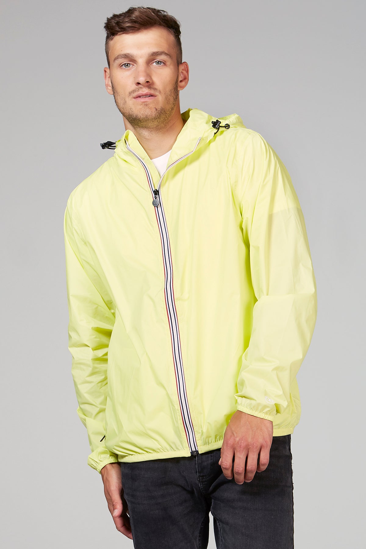Citrus Full-Zip Packable Rain Jacket & Windbreaker | O8 Lifestyle